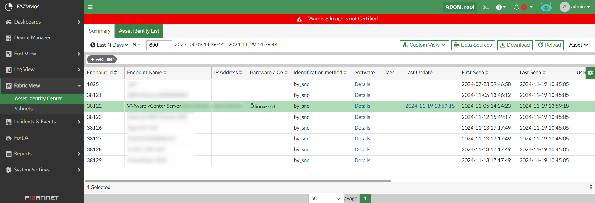 Using SIEM database for the asset & identity tables 7.6.2 | FortiAnalyzer 7.6.0 | Fortinet ...